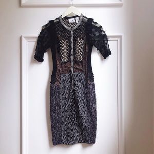 Byron Lars Dresses | Blair Collared Column Dress | Poshmark